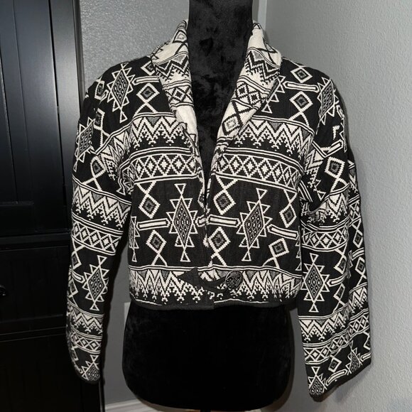 Flashback | Jackets & Coats | Vintage Flashback Cropped Jacket M Black ...